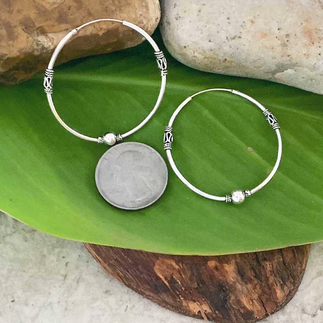Large Bali Hoop Earrings - GLE-Good Living Essentials