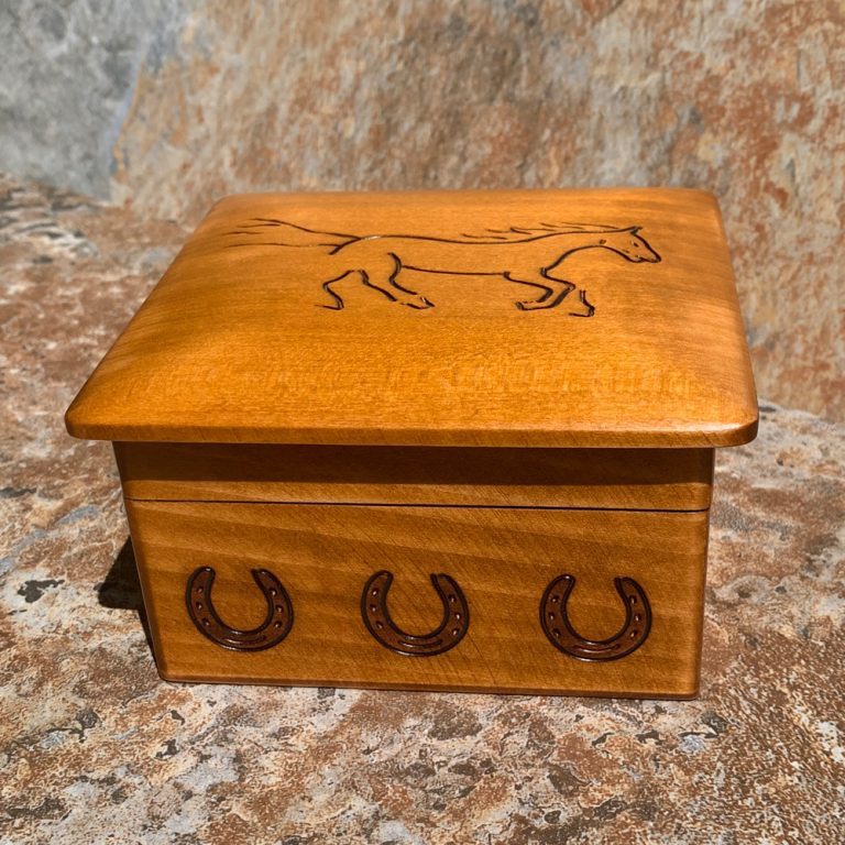 Handcrafted Galloping Horse Box - GLE-Good Living Essentials