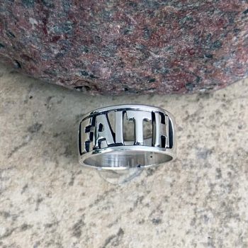 Sterling Silver Faith Ring - GLE-Good Living Essentials