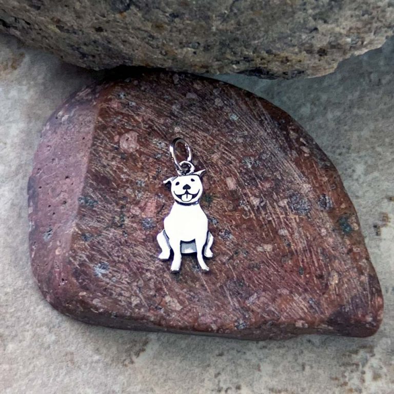 Sterling Pitbull Pendant/Charm - GLE-Good Living Essentials