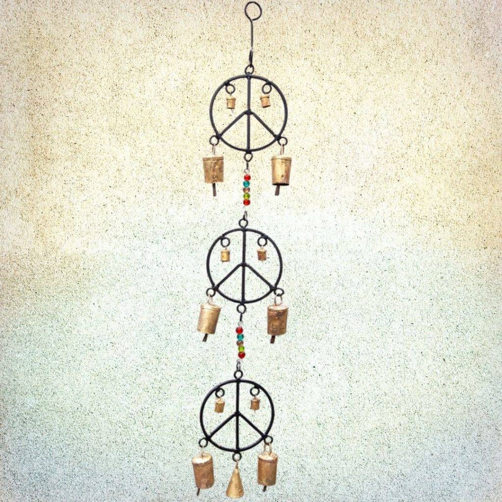 Peace Signs Wind Chime - GLE-Good Living Essentials