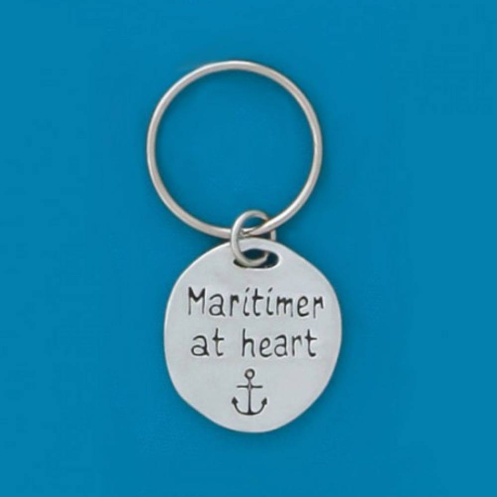 Pewter Maritimer Anchor Keychain - GLE-Good Living Essentials
