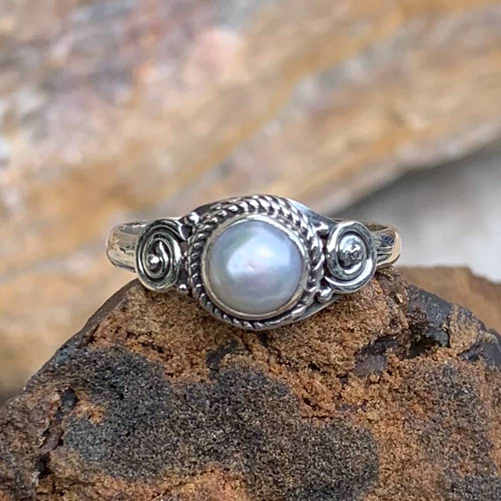 Sterling Mermaid Pearl Ring - GLE-Good Living Essentials