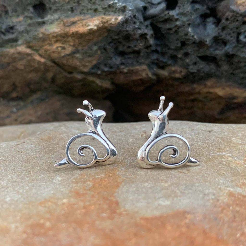 Sterling Snail Stud Earrings - GLE-Good Living Essentials