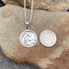 Sterling Silver Wave Pendant - GLE-Good Living Essentials