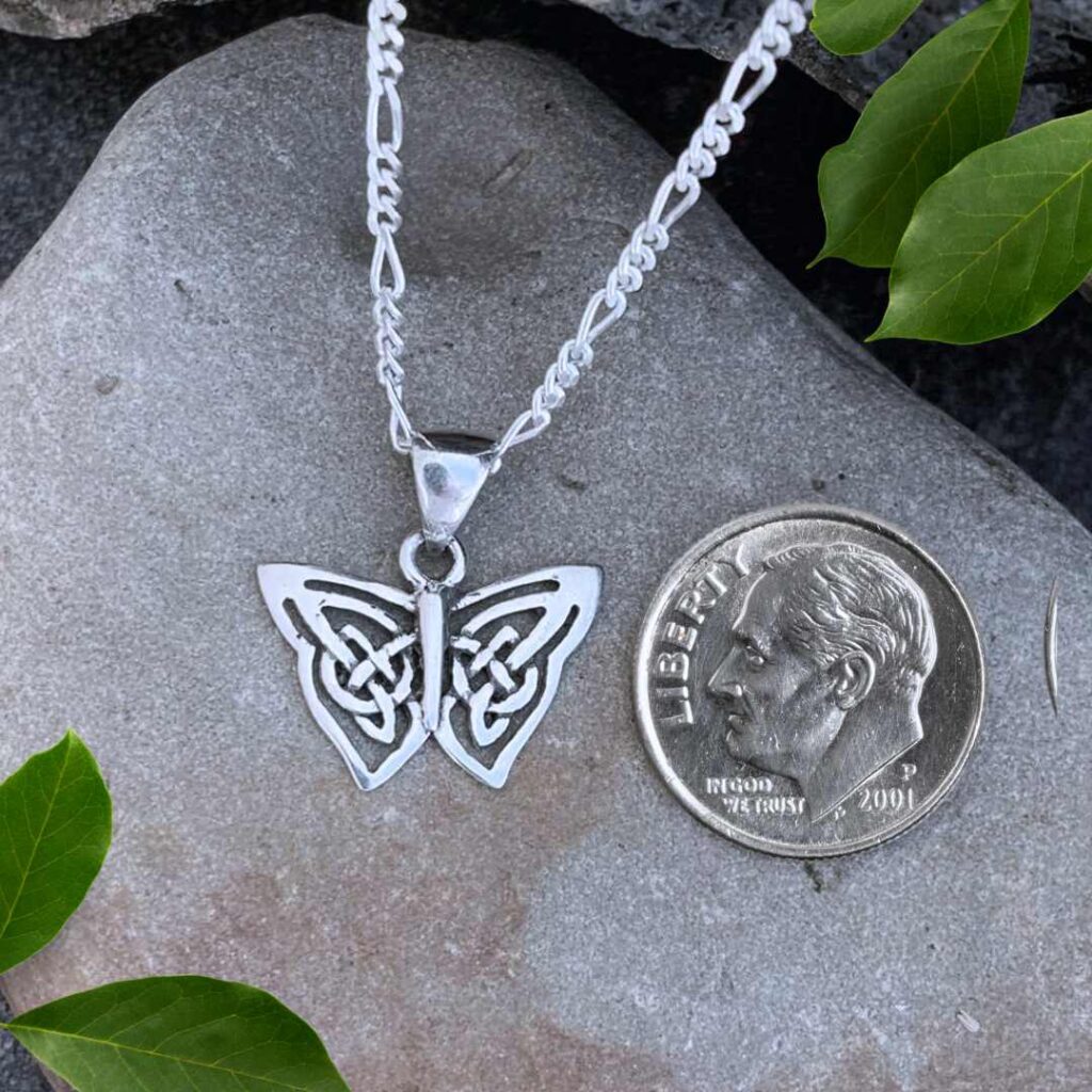 Sterling Silver Celtic Butterfly Pendant - GLE-Good Living Essentials