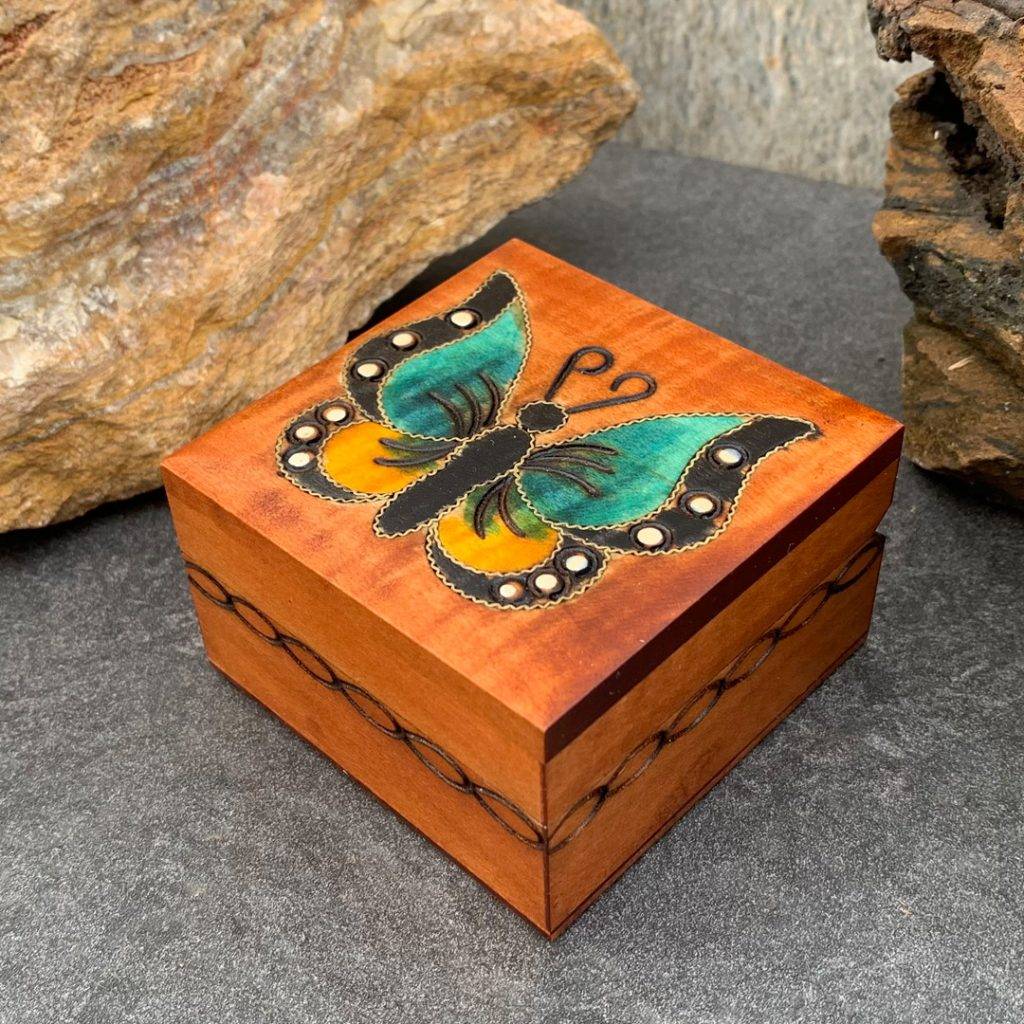 Petite Handcrafted Butterfly Box - GLE-Good Living Essentials