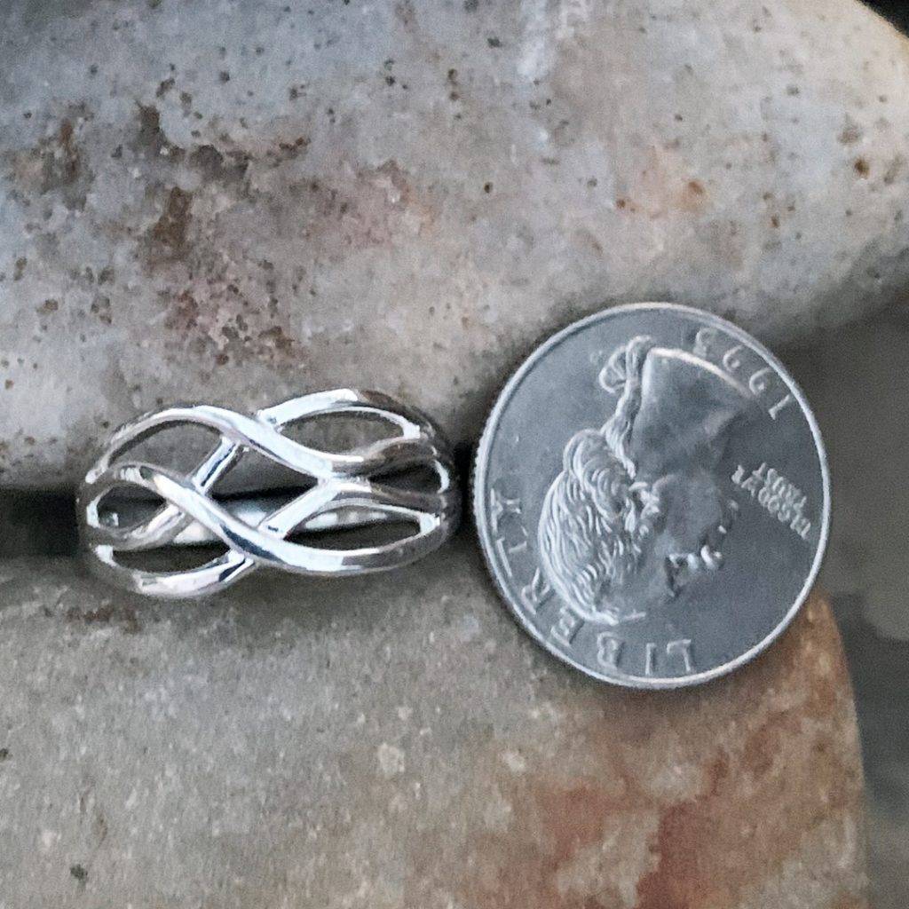 Sterling Silver Weave Ring - GLE-Good Living Essentials