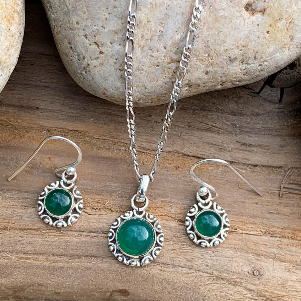 Green Onyx Sunburst Set - GLE-Good Living Essentials