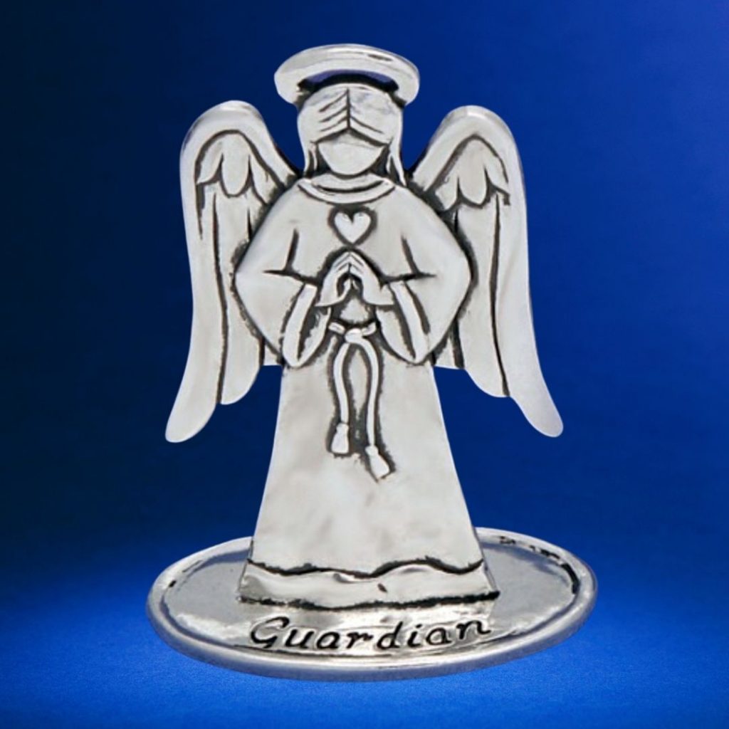 Pewter Guardian Angel Figure - GLE-Good Living Essentials