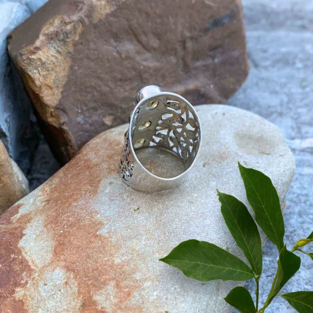 Sterling Triple Citrine Ring - GLE-Good Living Essentials