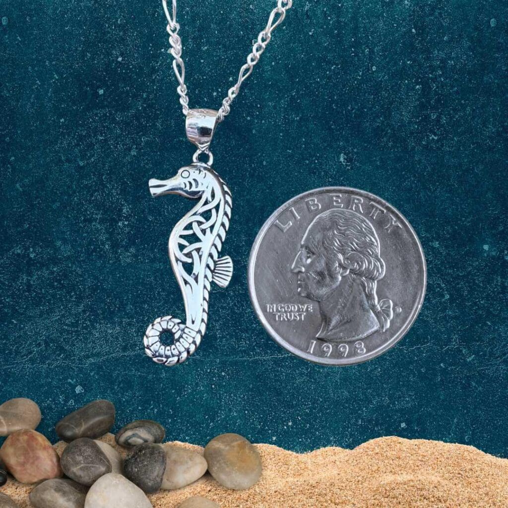Sterling Silver Seahorse Pendant - GLE-Good Living Essentials