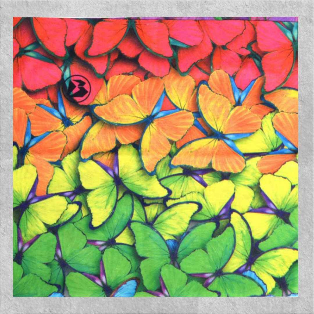 Colorful Butterflies Infinity Bandana Head Wrap - GLE-Good Living ...