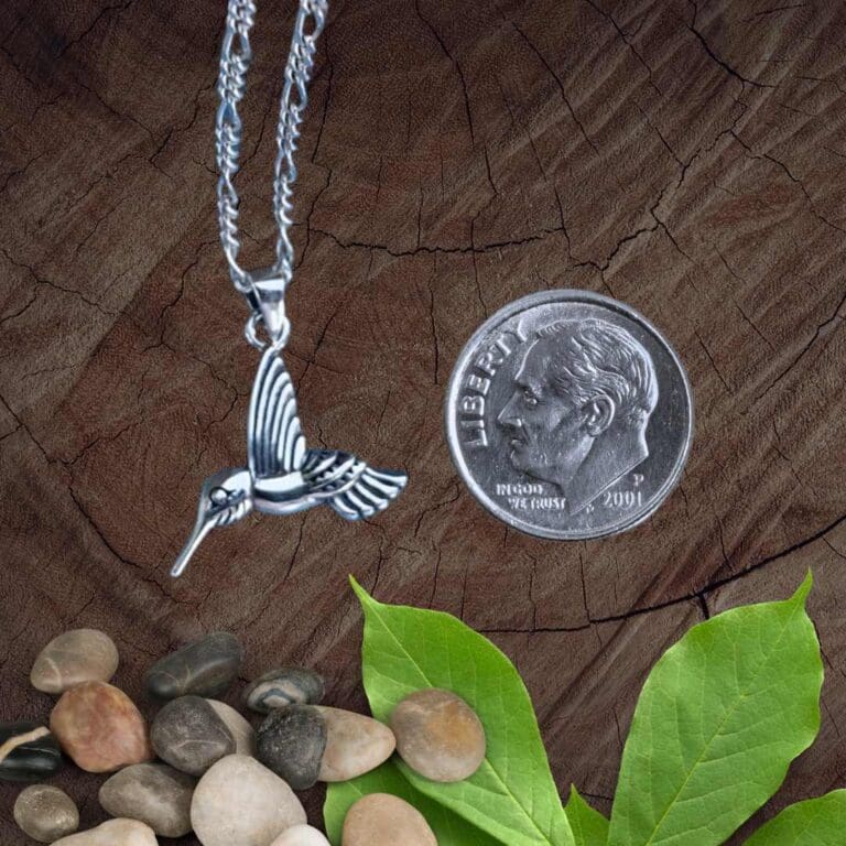 Sterling Silver Hummingbird Pendant - GLE-Good Living Essentials